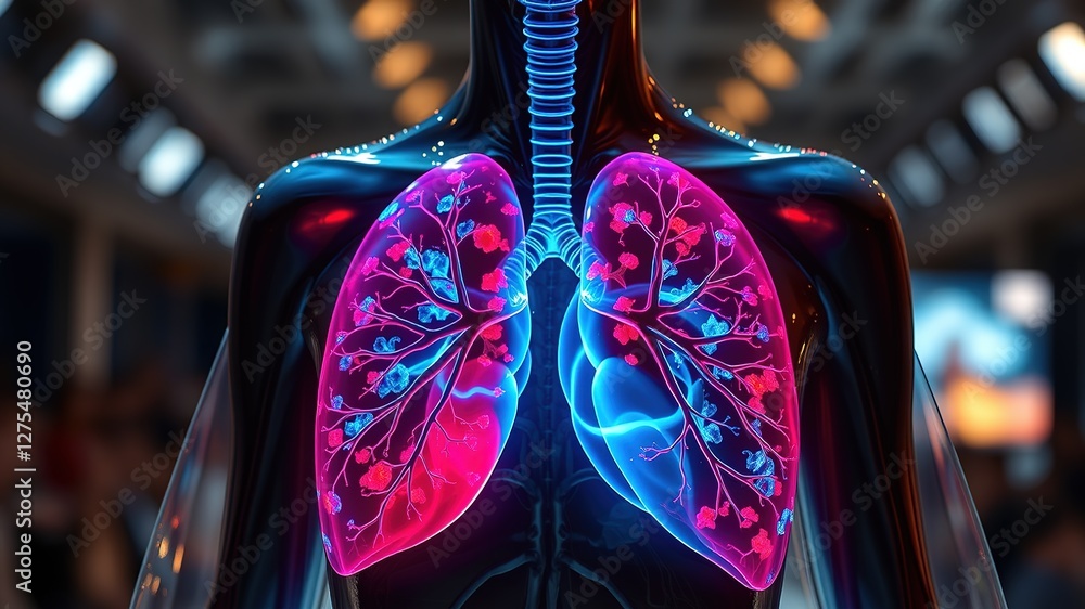 Pulmonary Edema: High-Resolution Medical AI Art - Realistic, Detailed ...