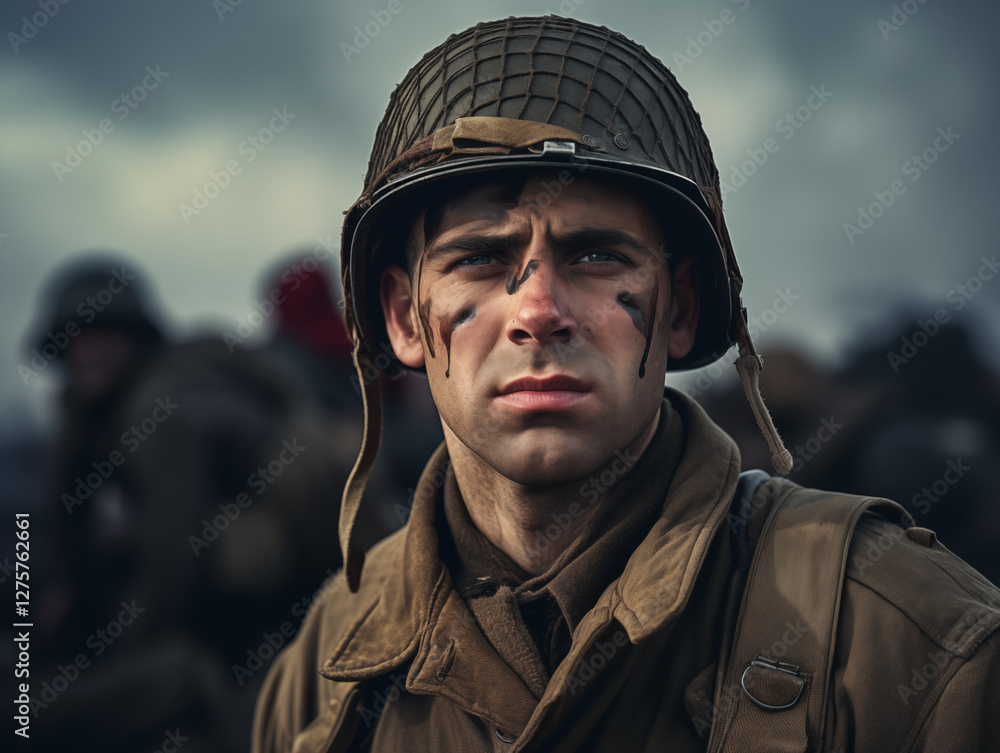 Soldier During World War II : A Brave Combatant on the Battlefield ...