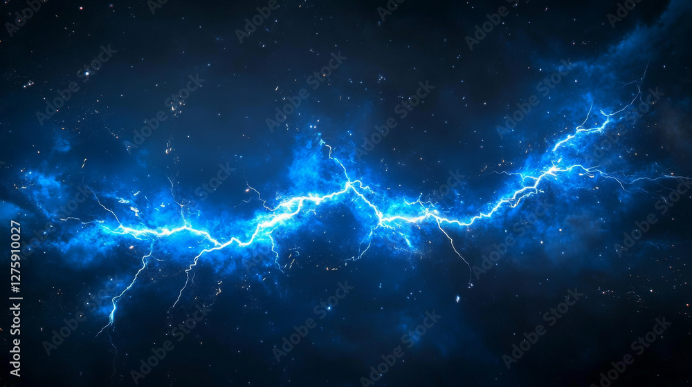 Sprite sheet with lightnings, thunderbolt strikes set for game fx ...
