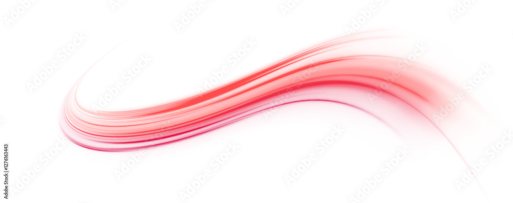 Abstract dynamic motion stripes – Glowing neon speed lines and fiery ...