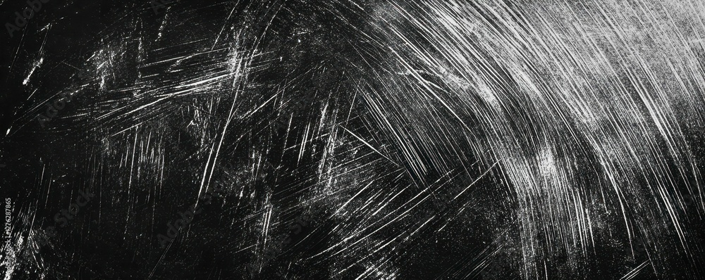 Textured Black Surface Revealing Scratches and Abrasions Creating an ...