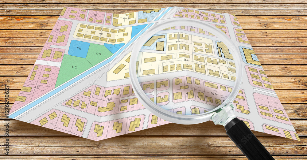 Fictional Cadastral and General Urban Planning - Zoning regulations ...