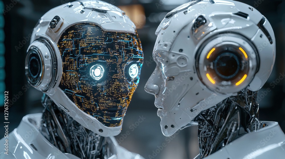 Robotic artificial intelligence deepfake creator establishes new human identity in an advanced ...