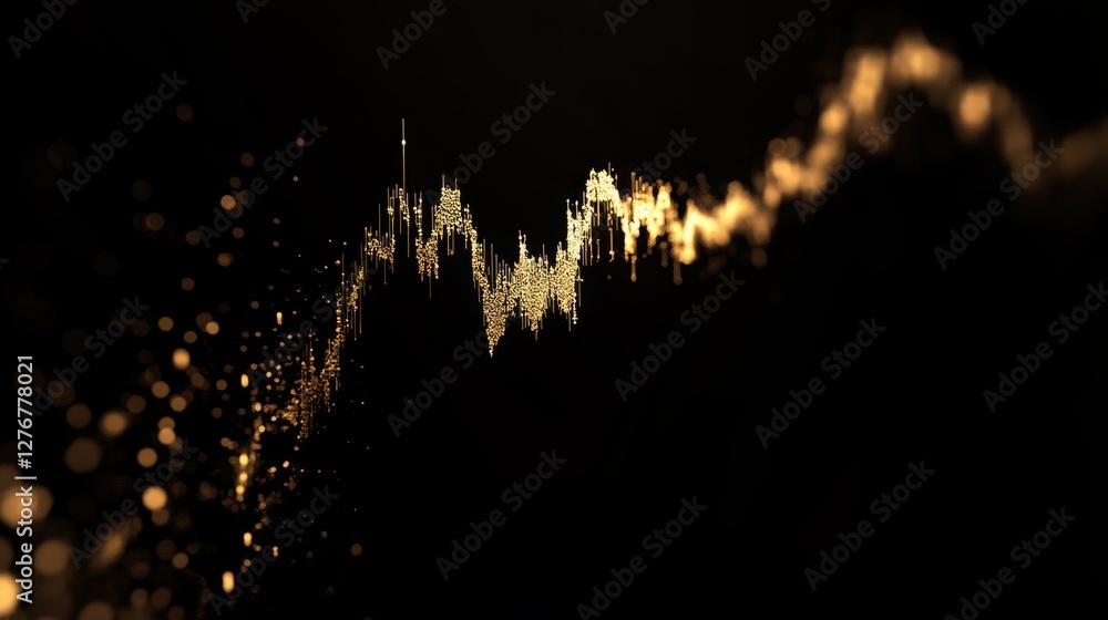 Price drop chart in black . gold down arrow drop chart Ai generated ...