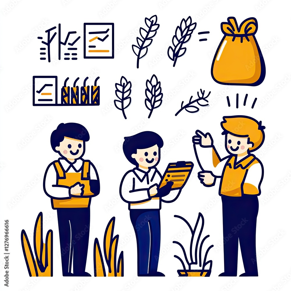 Farmers analyze crop data for harvest success, improving yield via ...