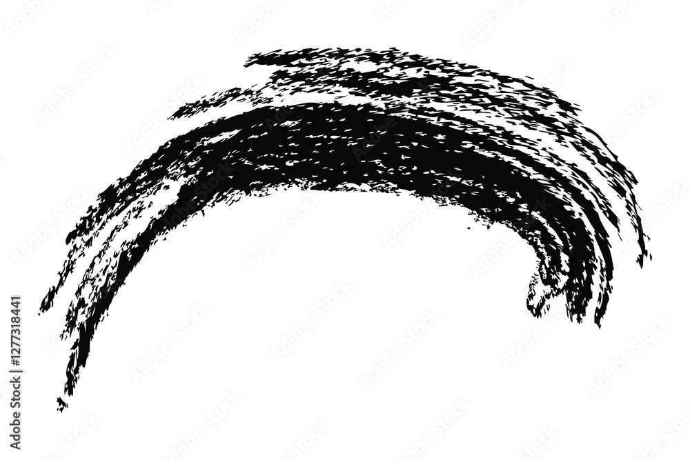 Frame from Crayon effect, Oval Shape, Simple Hand Draw Sketch Vector ...