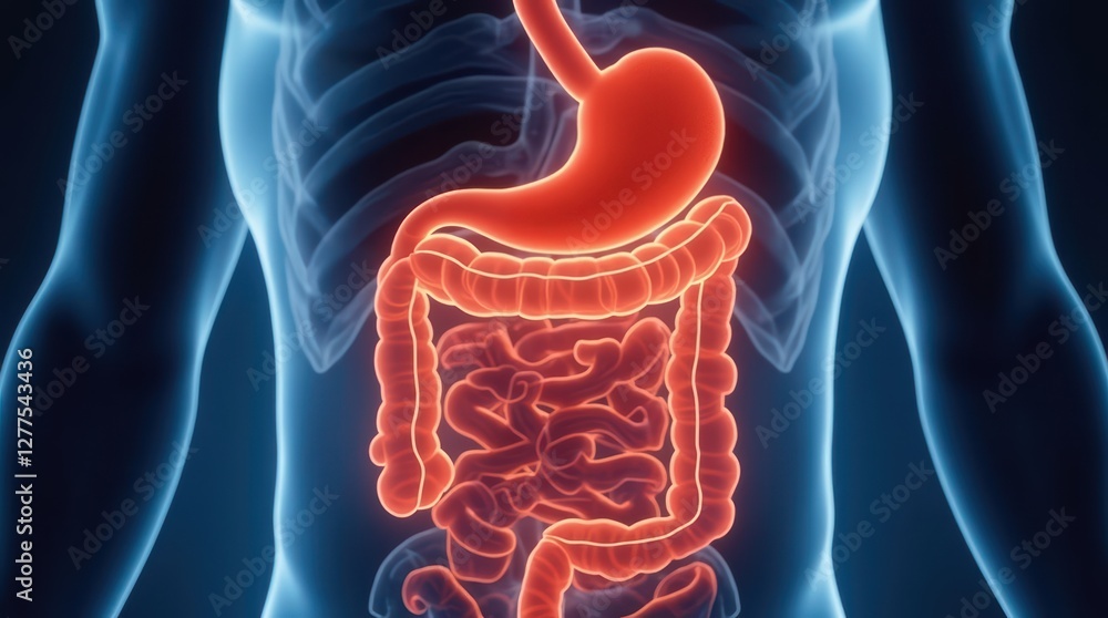 X-Ray Anatomy of the Human Digestive System. Digestive System. Stomach ...