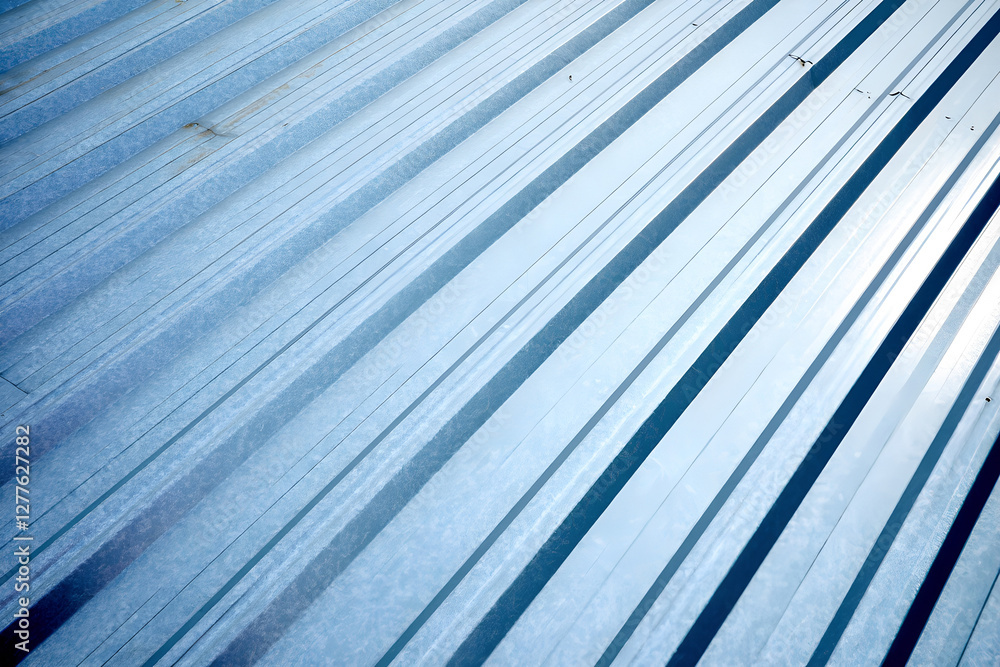 shiny galvanised rib corrugated steel sheet roofing metal plate ...