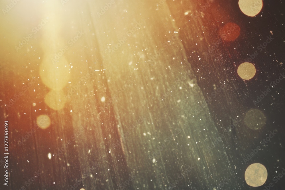 Lens flare and texture effects for nostalgic photography with bokeh ...