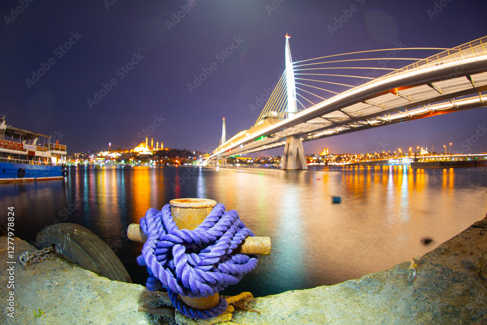 The Golden Horn Bridge is one of the bridges over the Golden Horn in ...