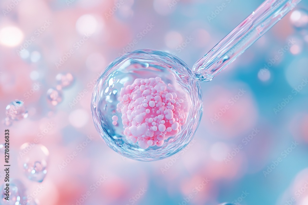 Microscopic Cell Development: Observing Cellular Growth and Division in ...