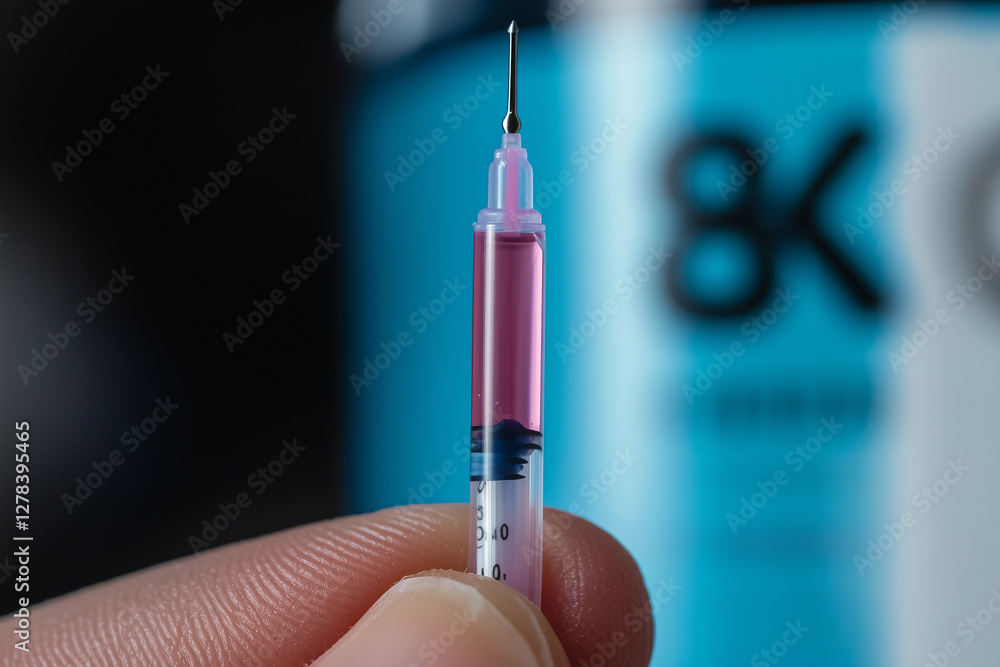 Small lancet device held in hand for blood sampling in a medical ...