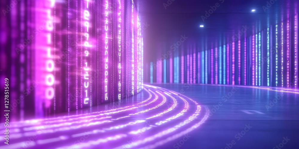 Dynamic visualization of julia programming in a futuristic digital ...