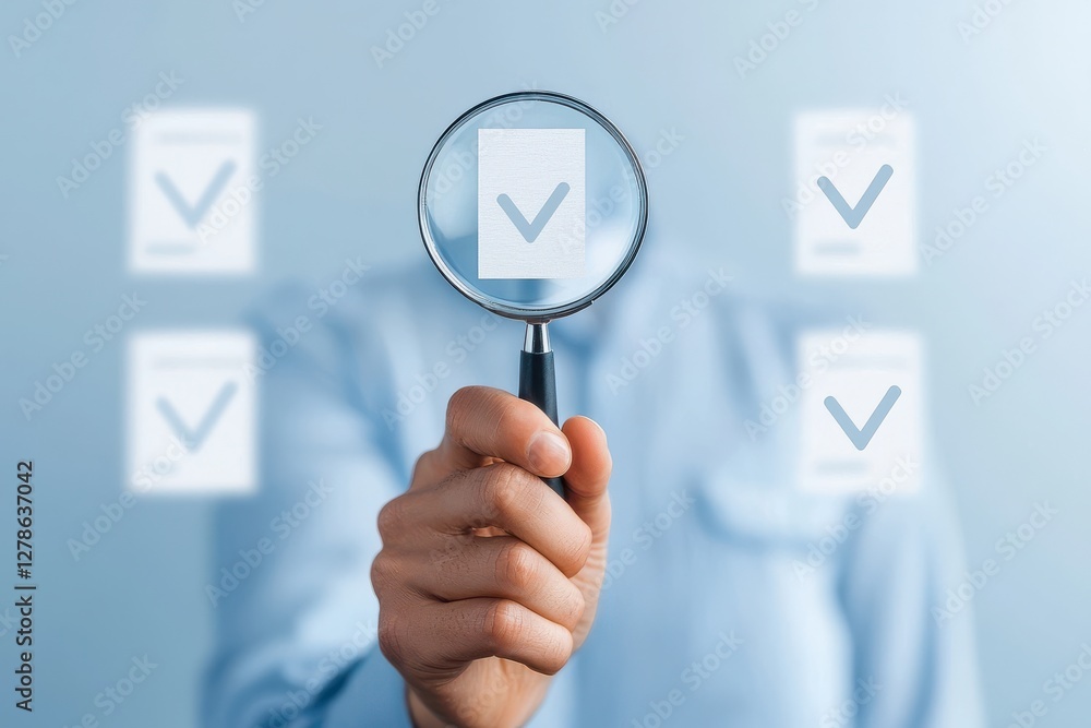 Inspecting certification documents for quality review office ...
