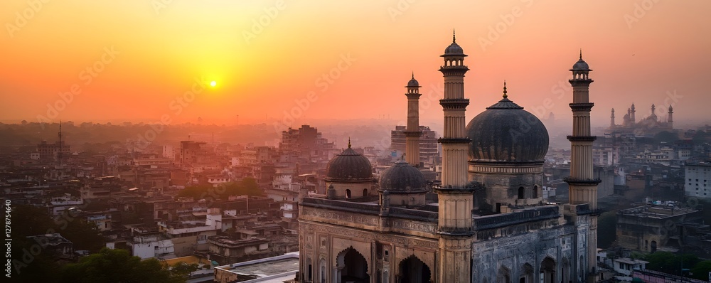 Hyderabad’s historic and modern cityscape, with ancient landmarks ...