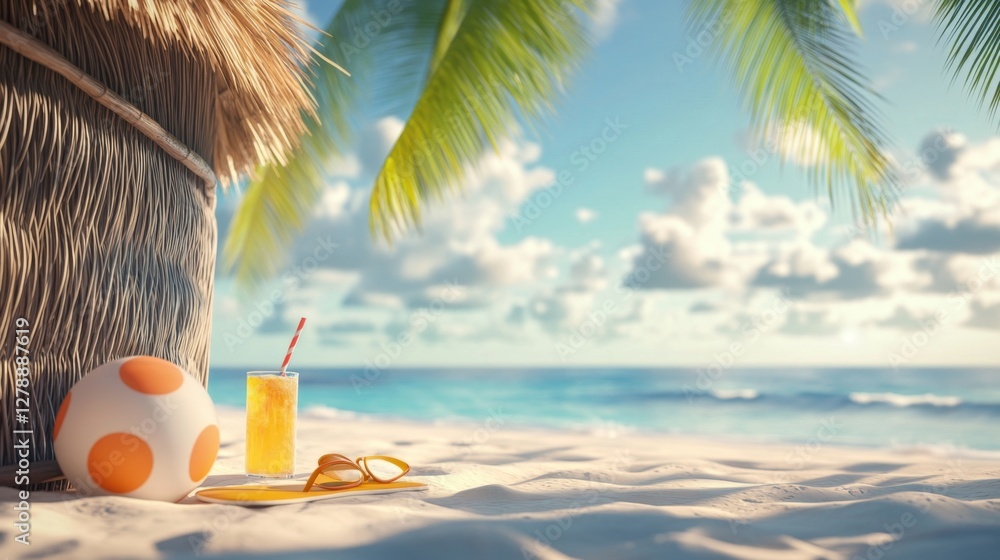 Relaxing summer vacation beach travel guide tropical paradise serene ...