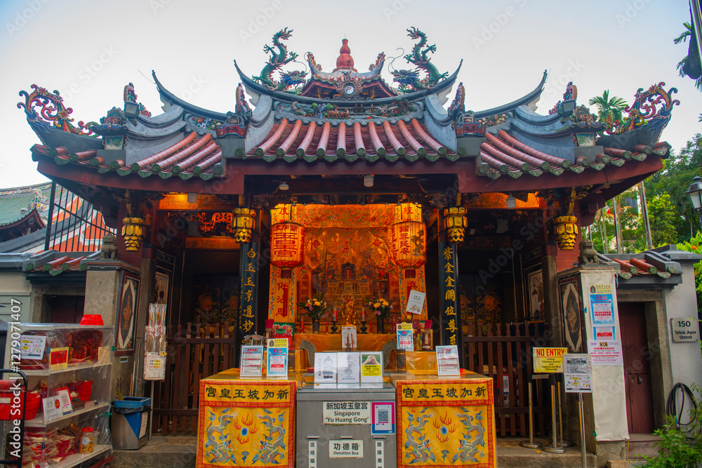 Yu Huang Gong Palace of Thian Hock Keng Temple (Palace of Heavenly ...