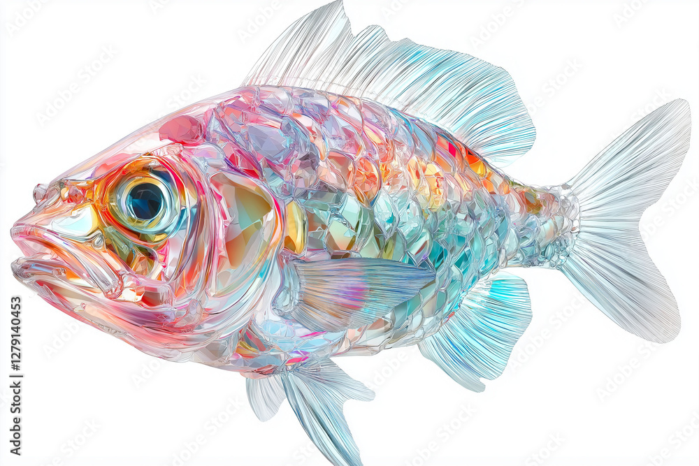 Stock-Illustration „Microplastics nanoplastics pollution. Ocean impact ...