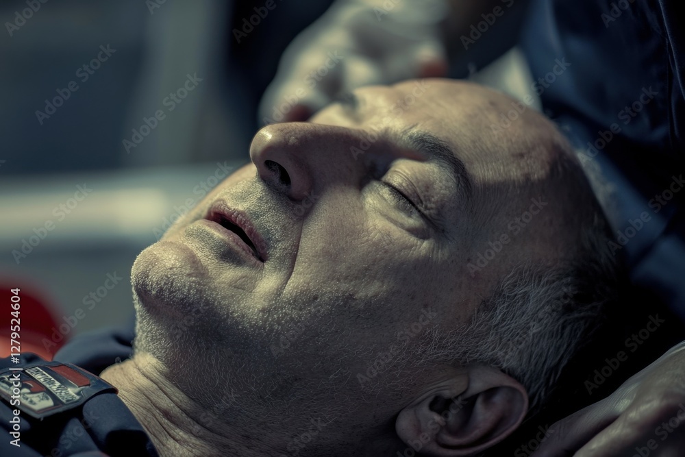 Emergency CPR: Life-saving Resuscitation during Heart Attack, Essential First Aid Training Stock ...