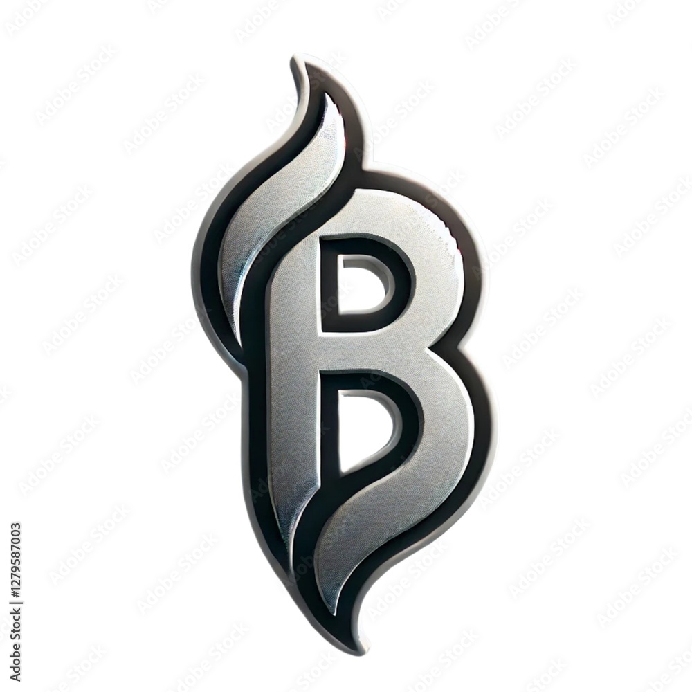An initial logo of B is a powerful and professional design choice for a ...