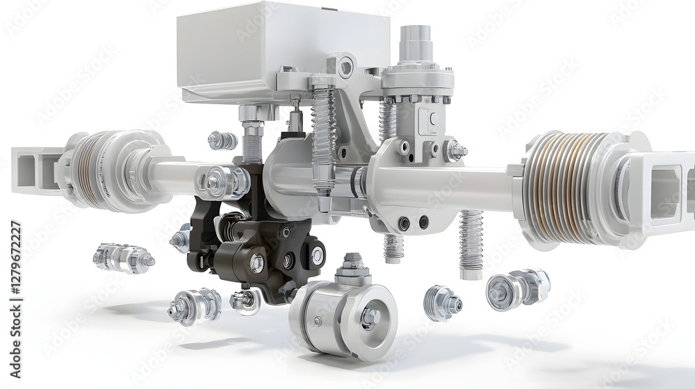 Highly detailed step by step cutaway diagram illustrating the key ...