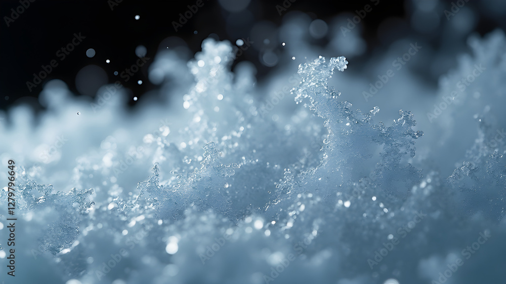 Liquid nitrogen evaporation patterns. Ultra-realistic liquid nitrogen ...