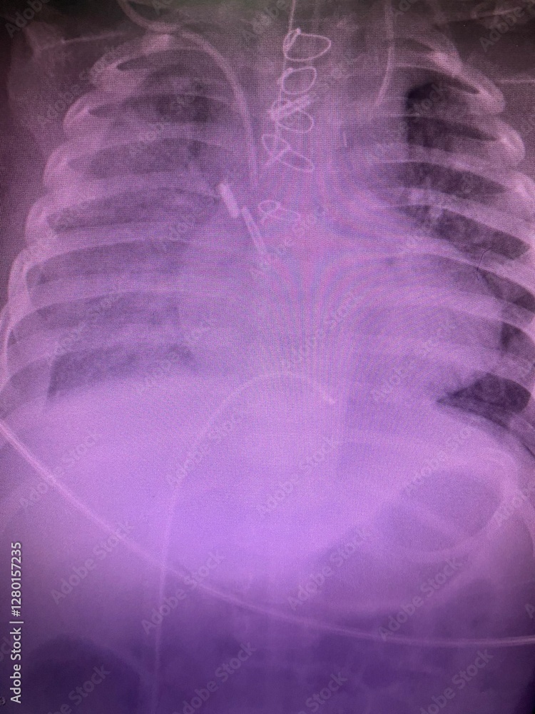 Film x-ray show boot shaped heart the shape heart of the tetralogy of ...