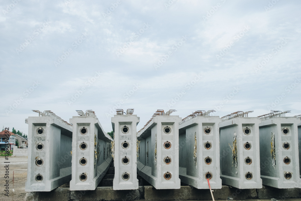 Segmental PC-I Girder is a precast I-shaped beam made of prestressed ...