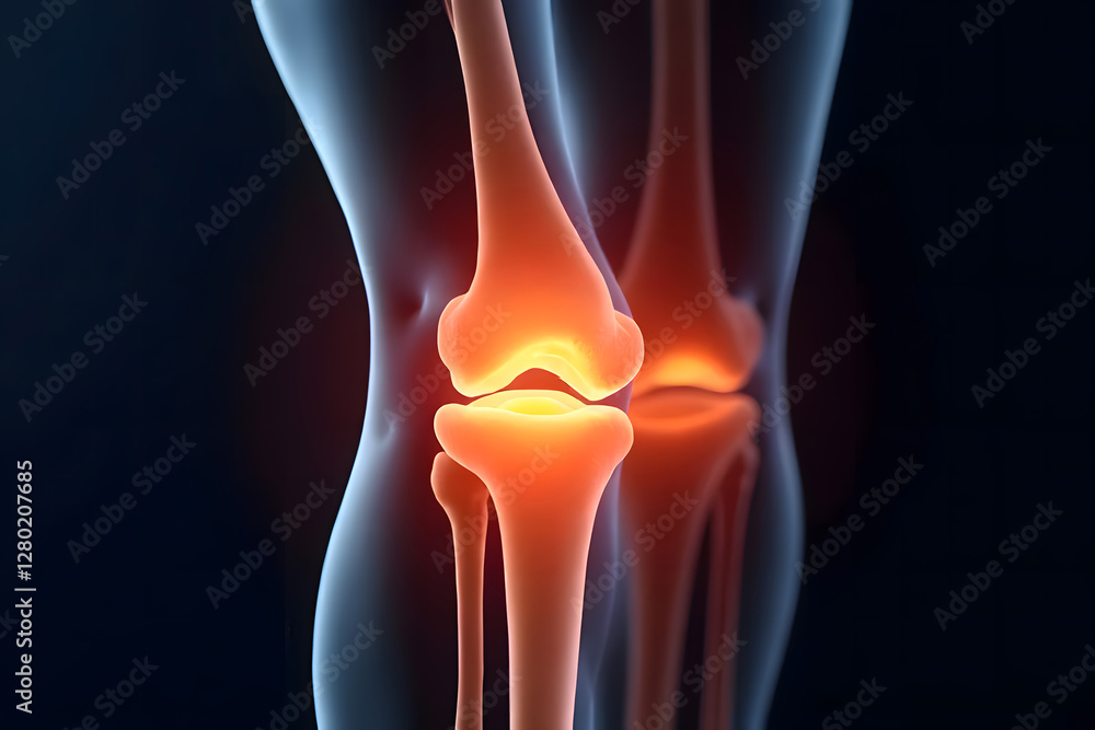 The knee is the joint between the upper and lower legs. It is joint ...
