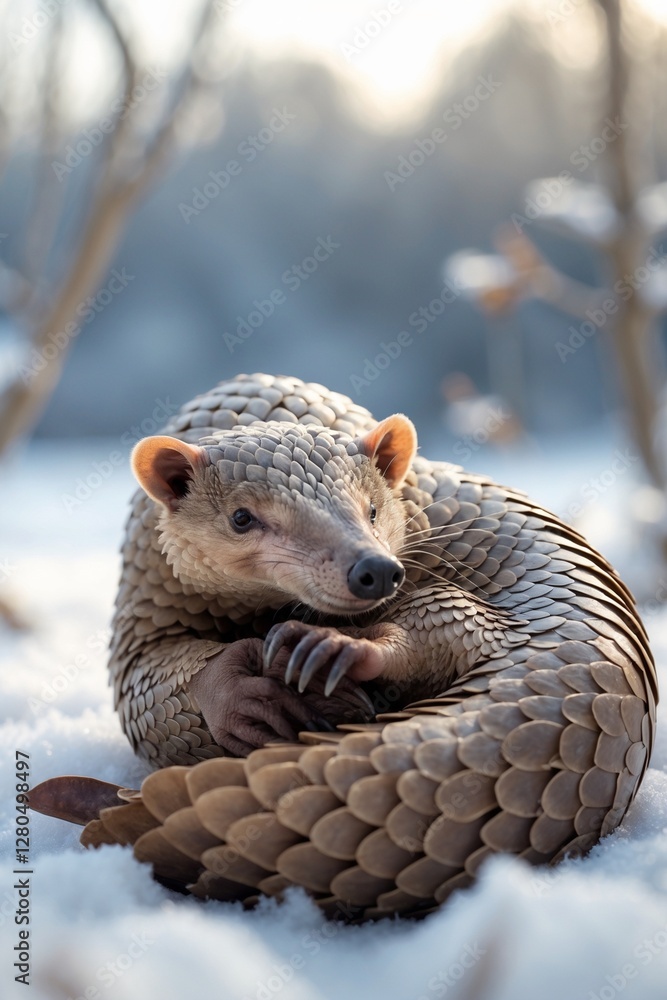 The pangolin is a unique and fascinating mammal known for its distinct ...