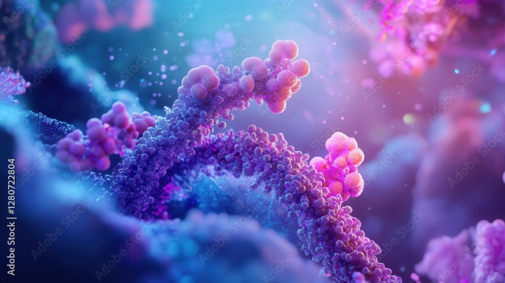 structure of the histone protein, showing its role in wrapping DNA into ...