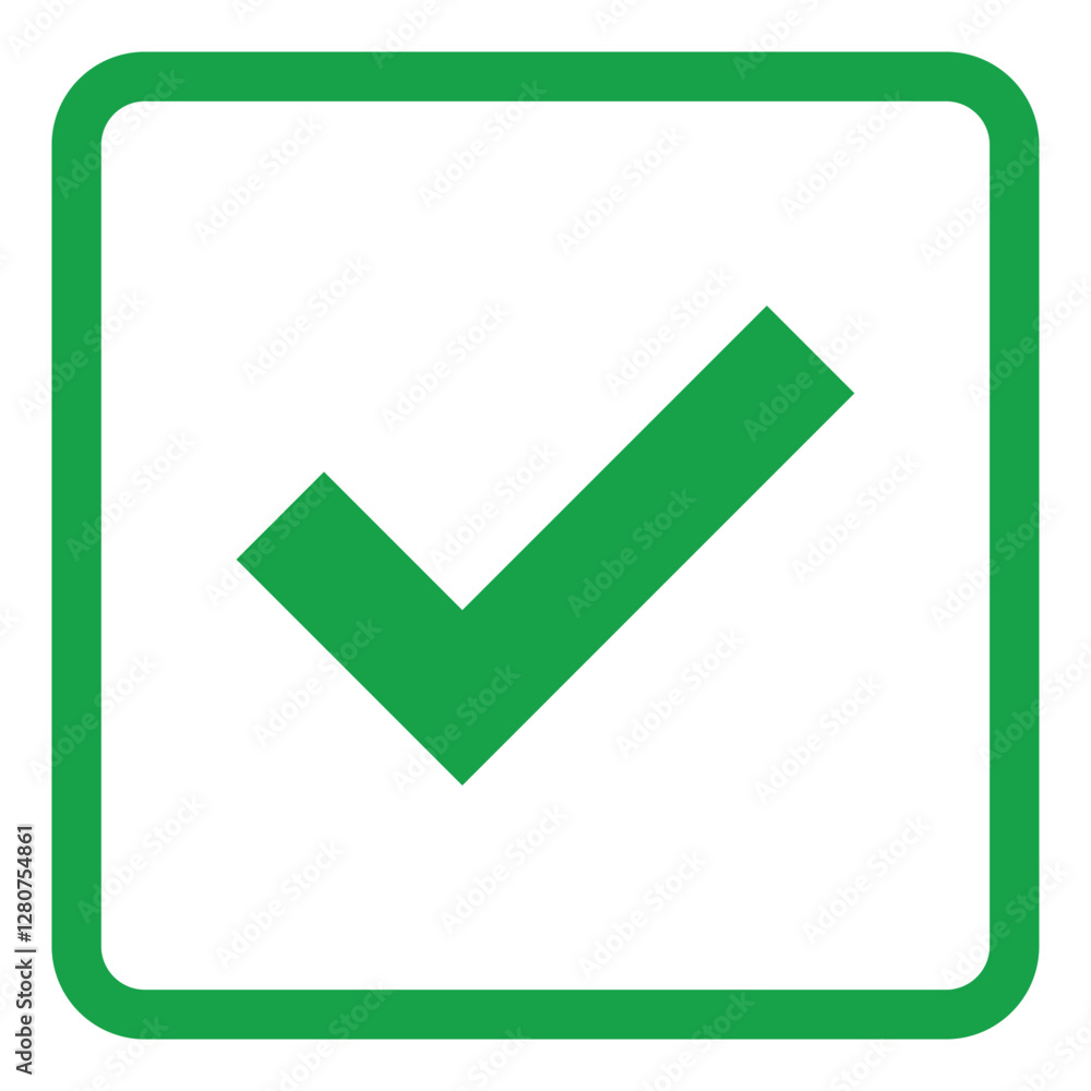 Stock-Vektorgrafik „Check mark icon button set. Vector icon Check box icon with right and wrong ...