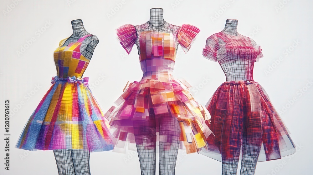 AI-driven design system that customizes fashion patterns in real-time, allowing users to ...
