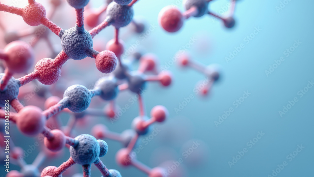 Structural representation of Semaglutide molecule, a GLP-1 receptor ...