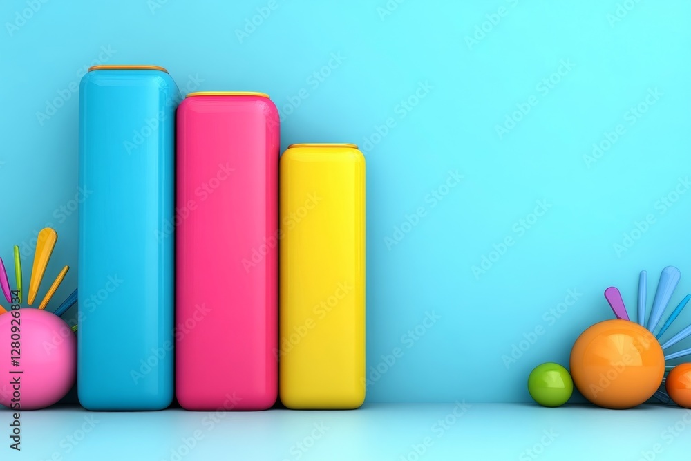 ESG infographic outline style with 3 point template with creative box ...