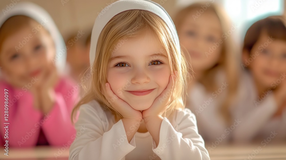 Celebrate global connection with images showcasing a group of children ...