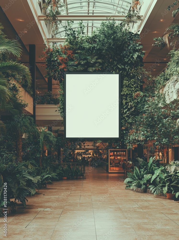 Free-standing large display information kiosk, featuring a modern ...