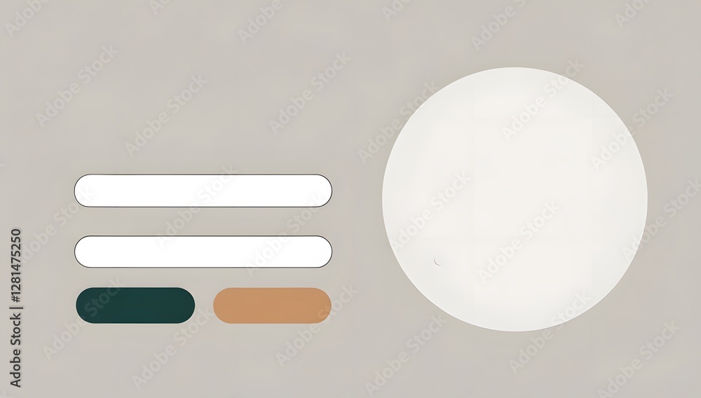 A modern login screen for an enterprise management system interface ...