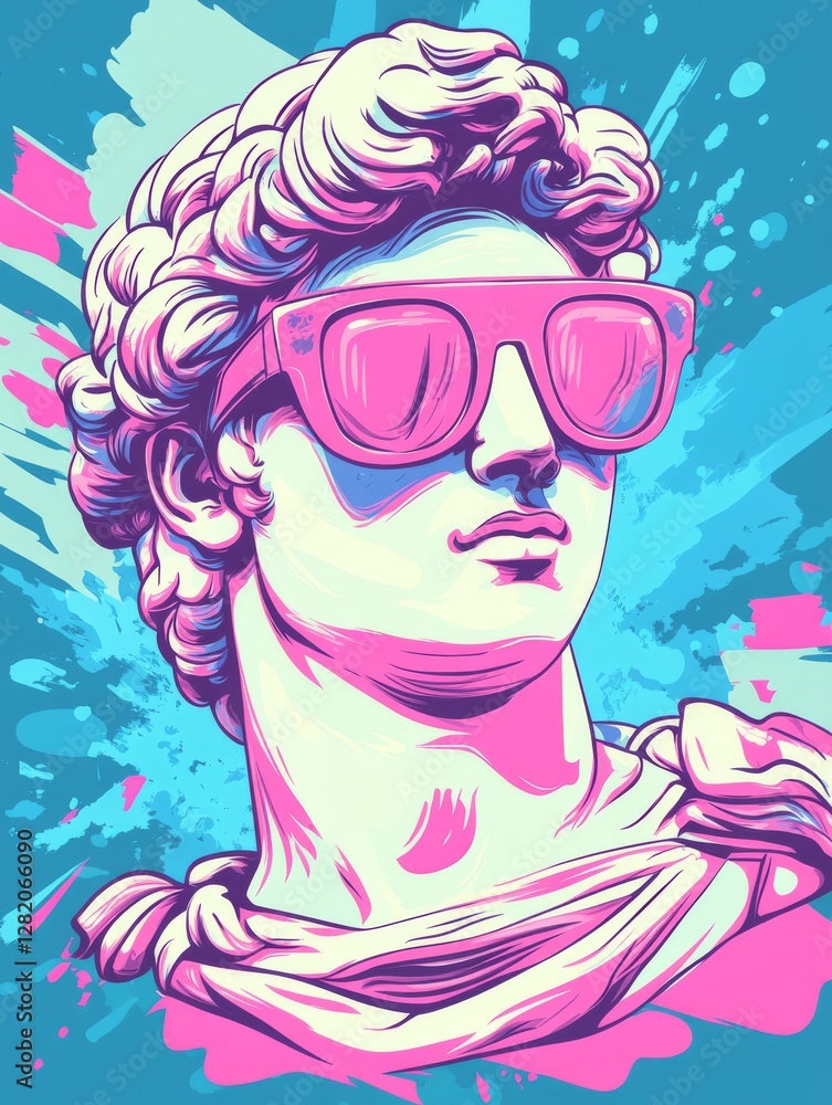 Classical Cool: An energetic and playful twist on the renowned statue ...