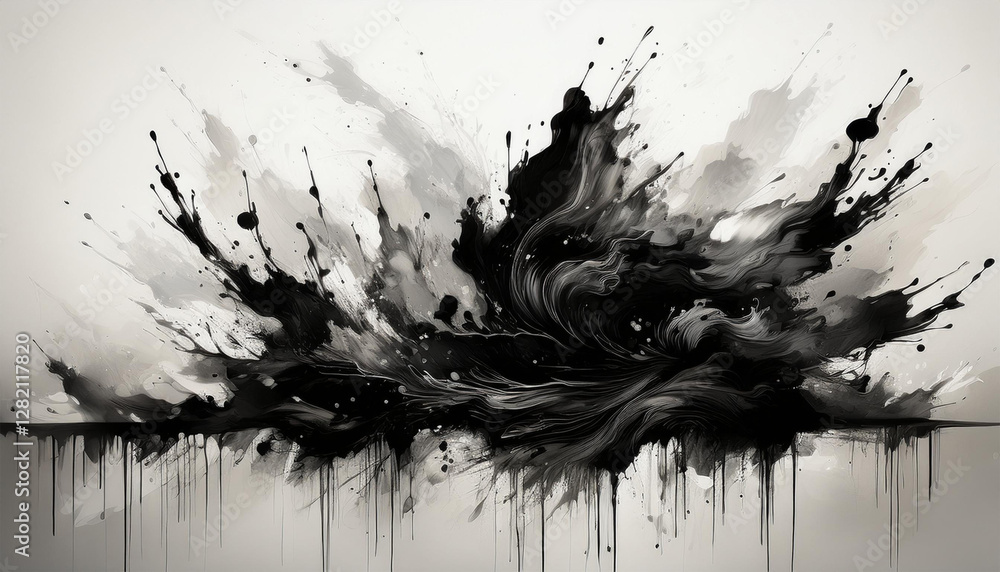 ink blot mask effect photo overlays high resolution artistic overlays ...