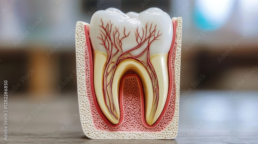 Dental health insights anatomical model of tooth structure dental ...