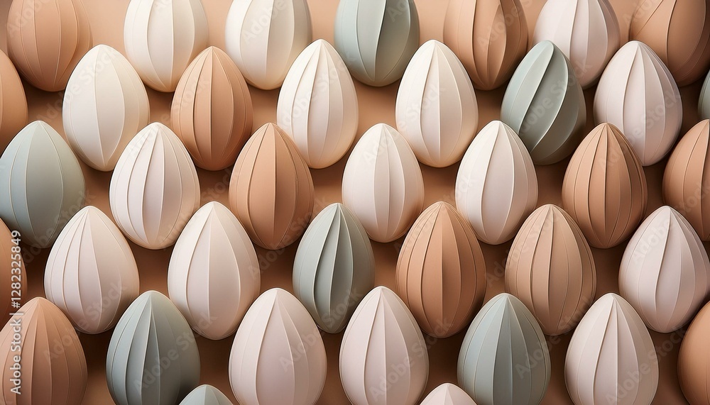 Generated imageA modern Easter egg background featuring a repeating ...