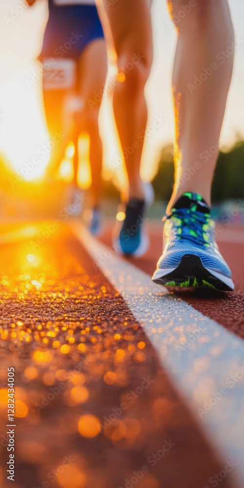 Crossing Vibrant Finish Line at Stadium Track in 2025, New Era Dawns ...