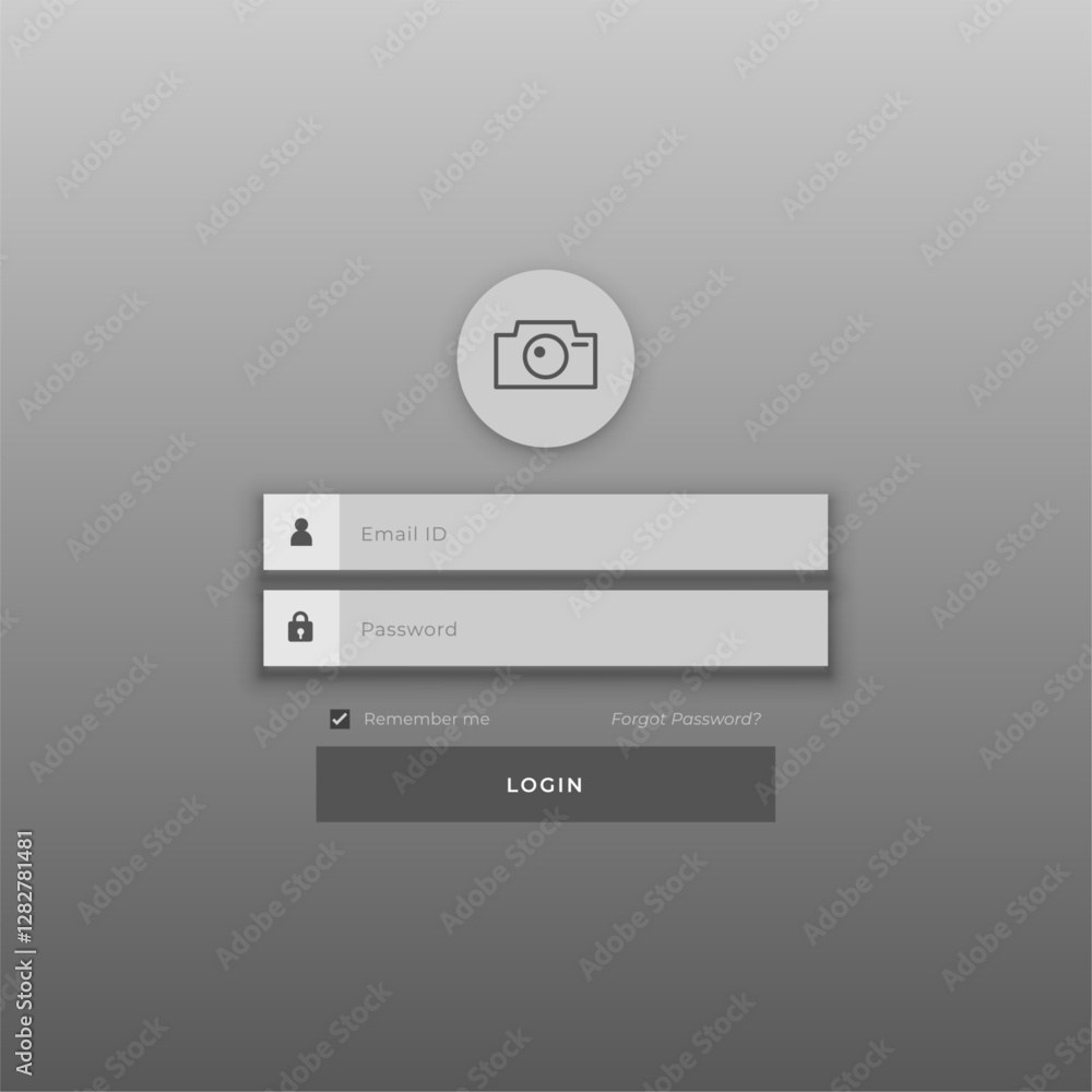 member signup checkbox template with username and password design Stock Vector | Adobe Stock
