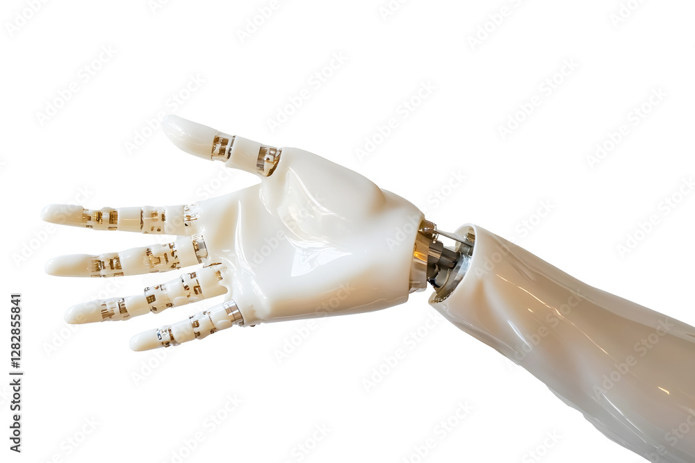 Cyborg hand finger pointing technology of artificial intelligence ...