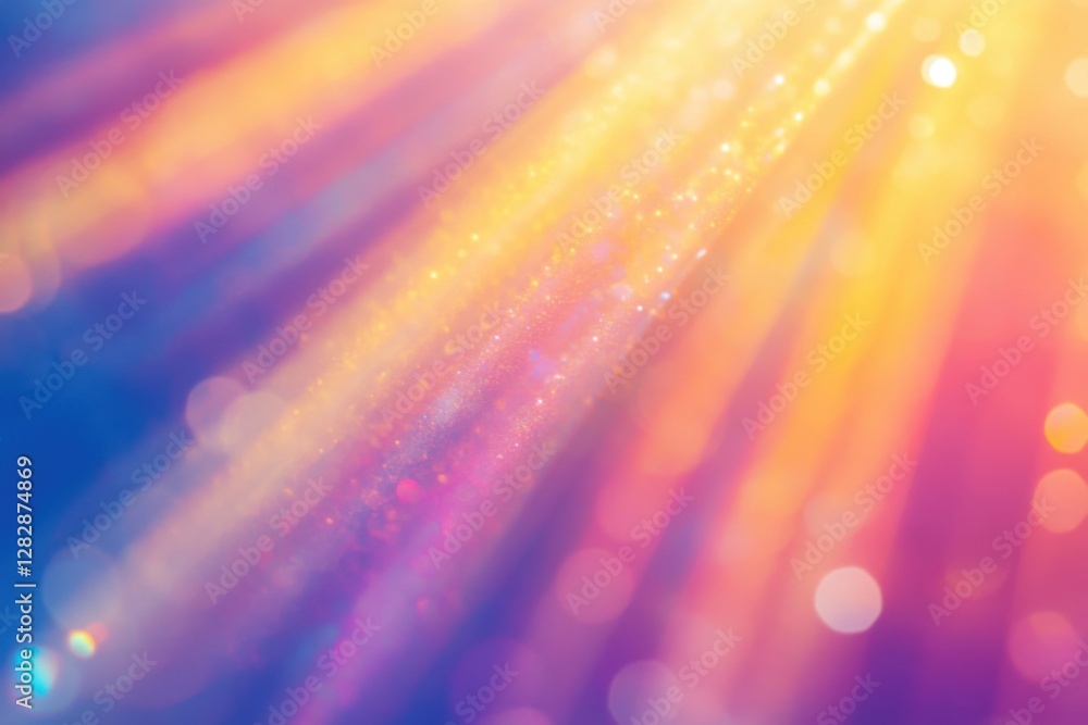 Radiant glow of vivid light enhancing clear scenes, premium imagery for ...