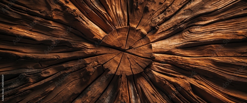 Wood texture background with circular growth rings and natural patterns ...