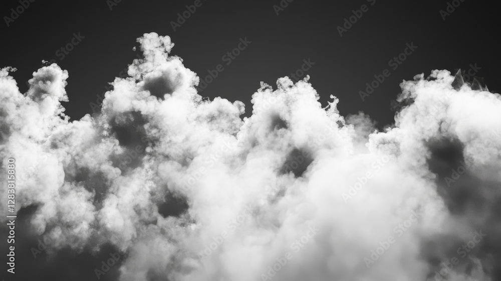 Magic smoke explode process animation sprite sheet. Cartoon clouds ...