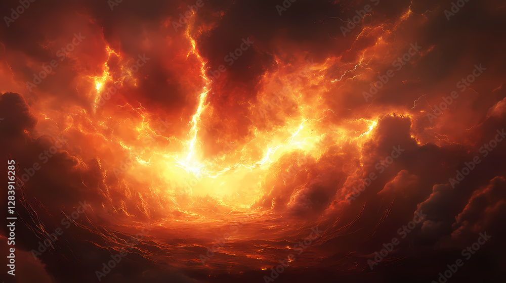 High-resolution scene of unholy energy and dread. Eldritch Cosmic ...