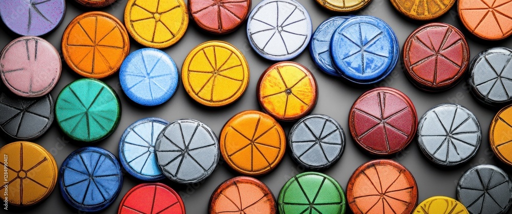 Colorful Vehicle Inspection Stickers for Germany 2025 to 2025 with ...